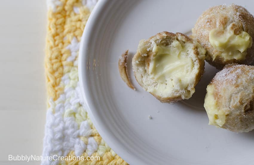 {Baked} Banana Pudding Poppers!