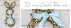 Bunny Wreath Tutorial! {Easter Craft Ideas}