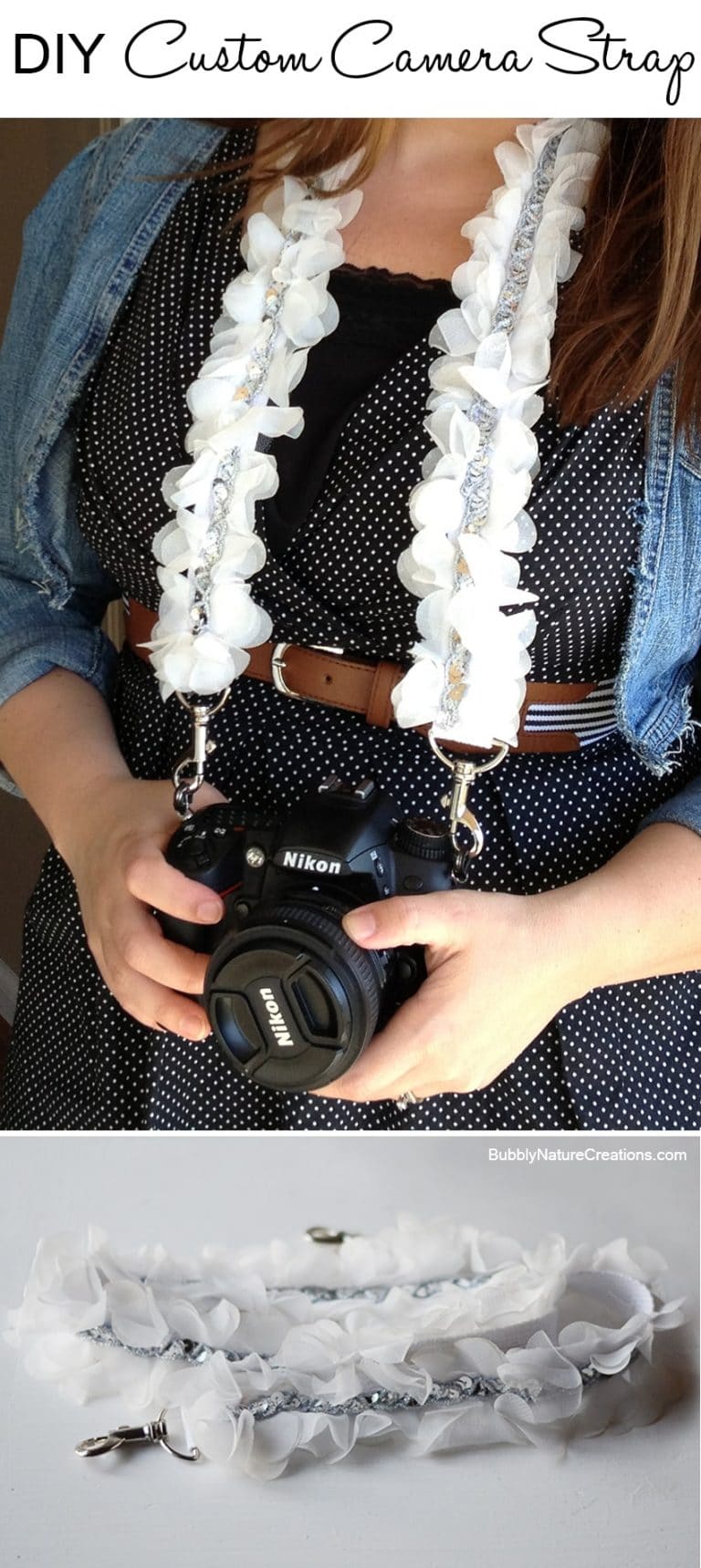 DIY Custom Camera Strap ⋆ Sprinkle Some Fun