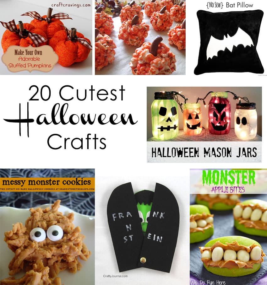 20 Cute Halloween Crafts ⋆ Sprinkle Some Fun
