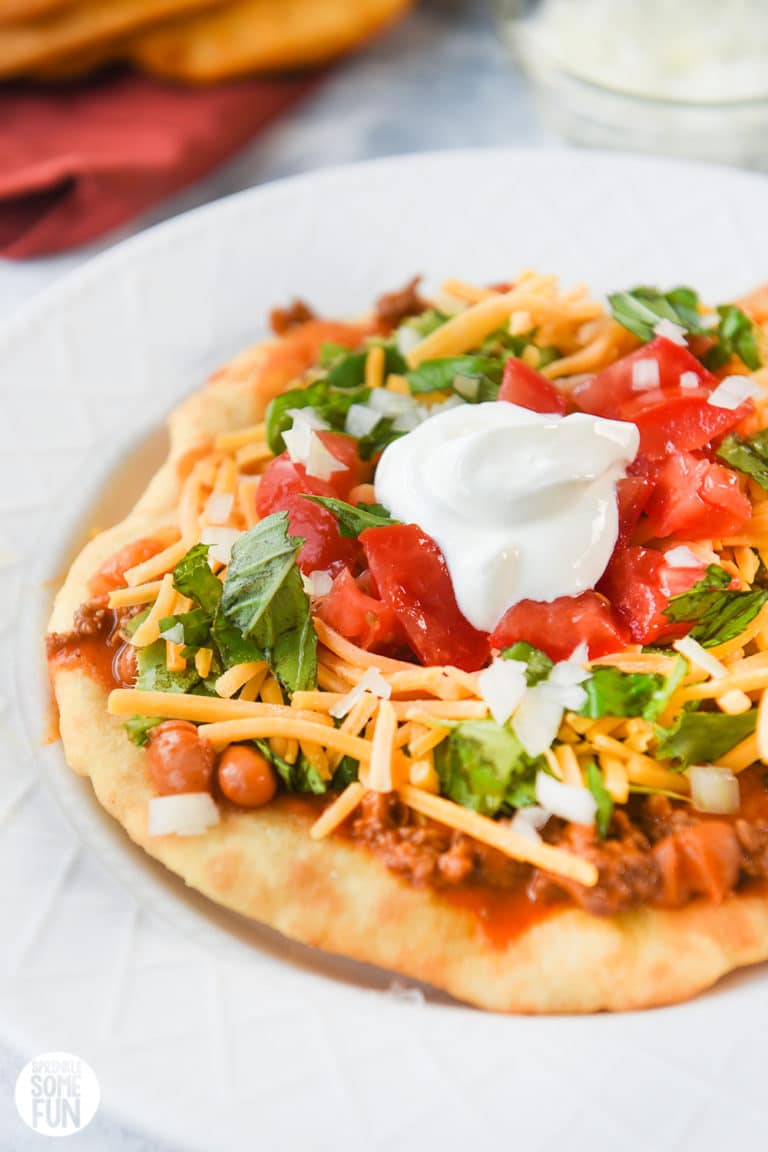 Indian Tacos with Indian Fry Bread ⋆ Sprinkle Some Fun