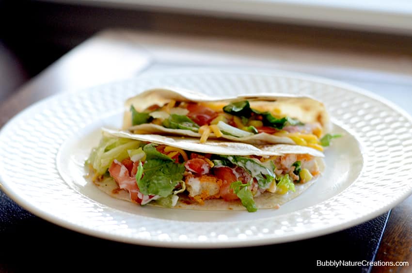 Crispy Chicken Soft Taco Bar ⋆ Sprinkle Some Fun