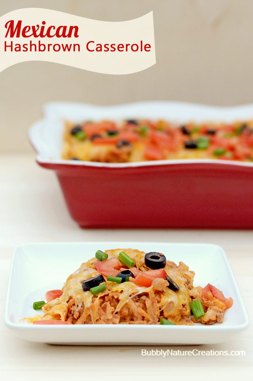 Mexican Hashbrown Casserole ⋆ Sprinkle Some Fun