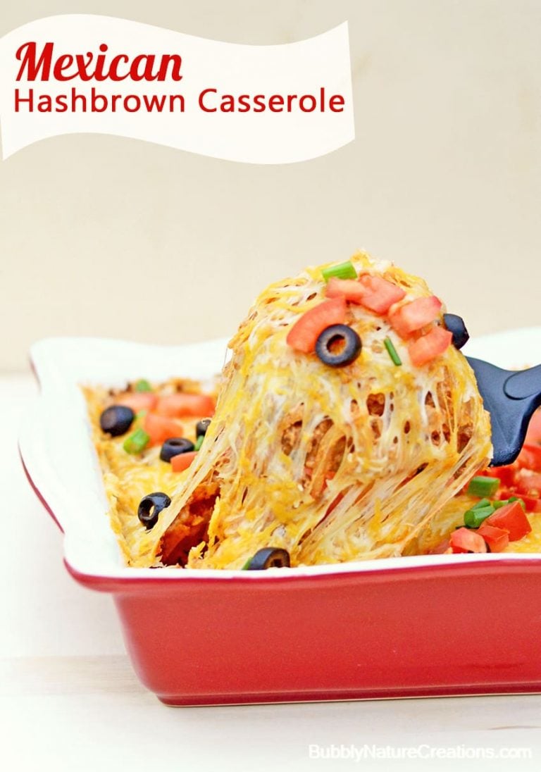 Mexican Hashbrown Casserole ⋆ Sprinkle Some Fun