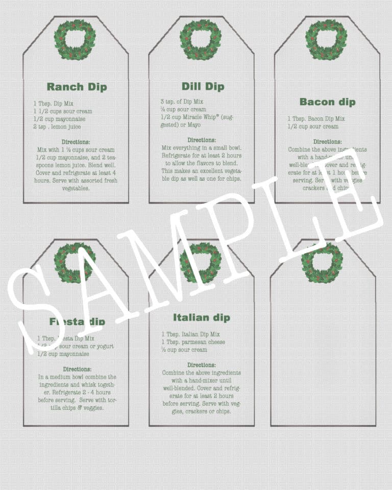 Dip Mix Ornaments ⋆ Sprinkle Some Fun