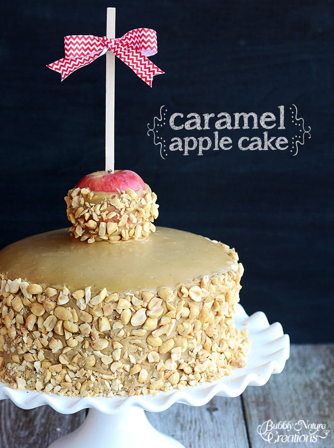 Caramel Apple Cake! ⋆ Sprinkle Some Fun