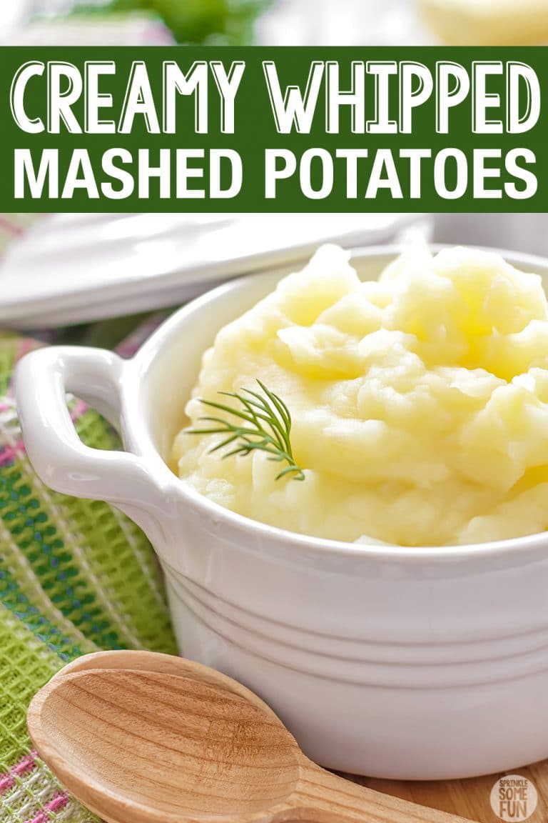 Whipped Potatoes ⋆ Mom's Creamy Mashed Potatoes ⋆ Sprinkle Some Fun