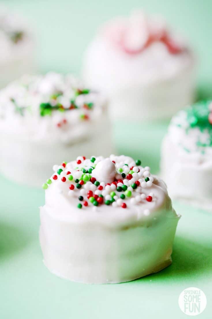 Nilla Holiday "Cake" Bites ⋆ Sprinkle Some Fun