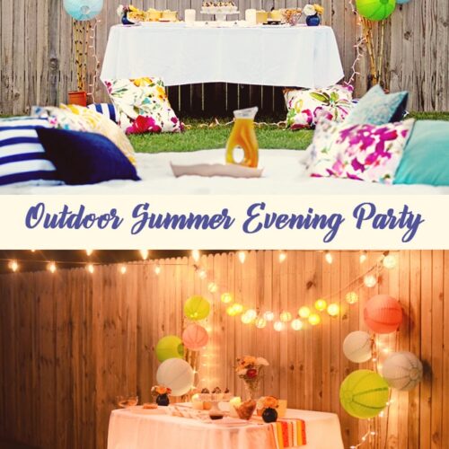 Outdoor Summer Evening Party ⋆ Sprinkle Some Fun