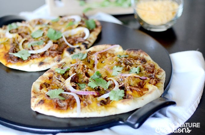 Sweet and Tangy Shredded Beef Flatbread Pizza ⋆ Sprinkle Some Fun