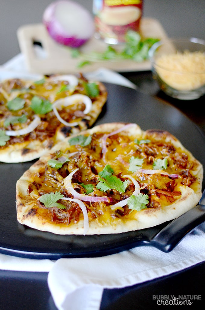 Sweet and Tangy Shredded Beef Flatbread Pizza ⋆ Sprinkle Some Fun