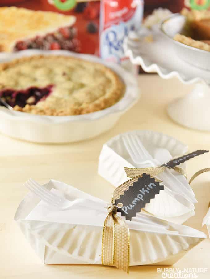 DIY Pie Slice Boxes from Paper Plates ⋆ Sprinkle Some Fun