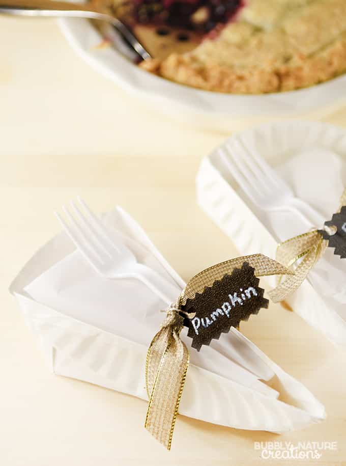DIY Pie Slice Boxes from Paper Plates ⋆ Sprinkle Some Fun