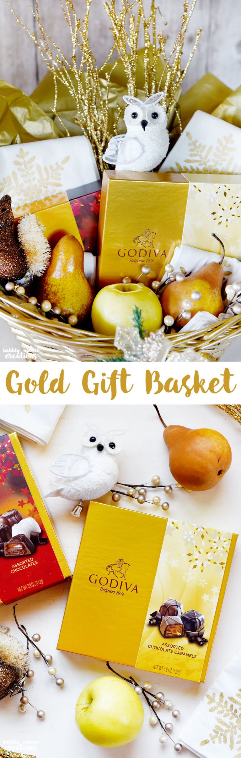 Gold Gift Basket {Gift Giving Ideas} ⋆ Sprinkle Some Fun