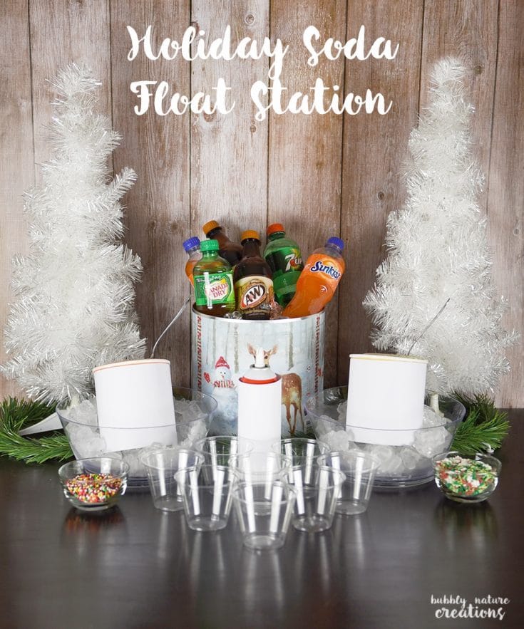 Holiday Soda Float Station ⋆ Sprinkle Some Fun