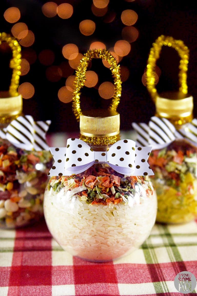 Soup Mix Ornaments ⋆ Sprinkle Some Fun