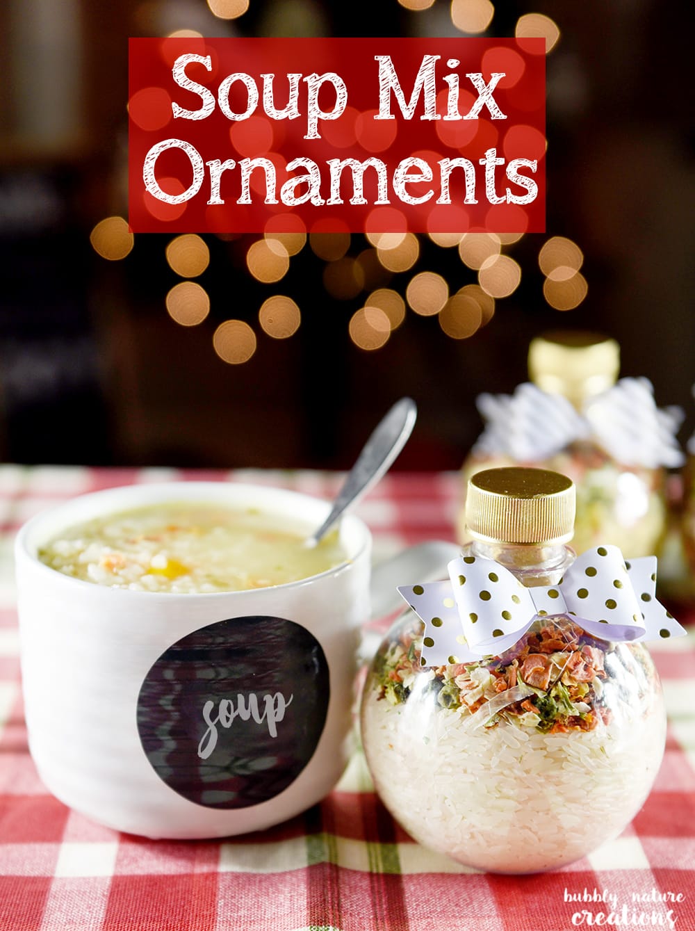 Soup Mix Ornaments ⋆ Sprinkle Some Fun