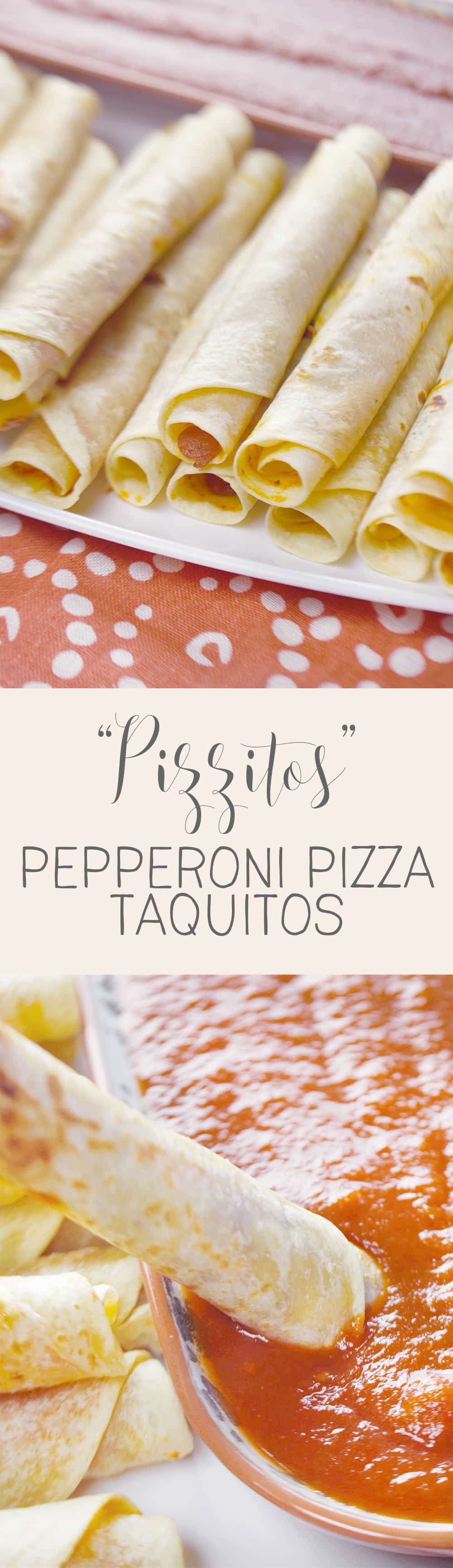 Pepperoni Pizza Taquitos ⋆ Sprinkle Some Fun