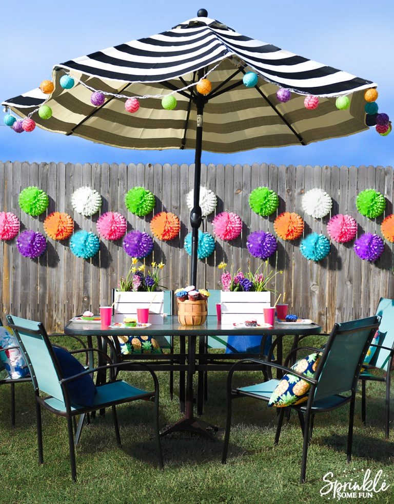 Bright Floral Spring Birthday Party ⋆ Sprinkle Some Fun