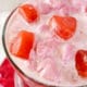 Valentine Punch with Sherbet Slush and Hearts recipe