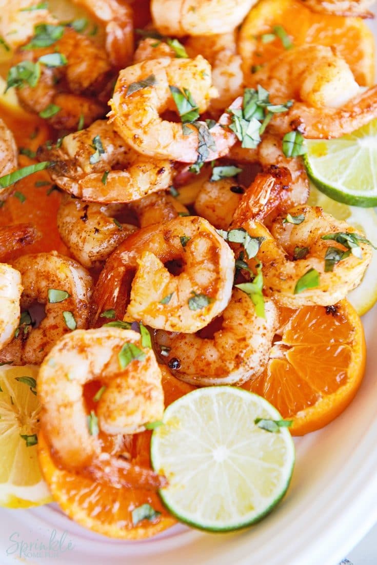 Citrus Basil Shrimp ⋆ Sprinkle Some Fun