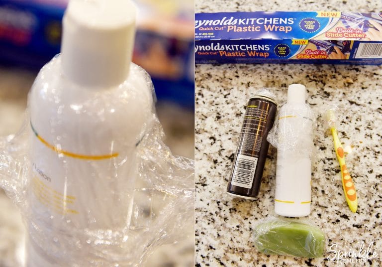 5 Clever Packing Tips using Plastic Wrap ⋆ Sprinkle Some Fun
