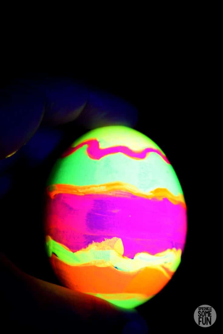 Glow in the Dark Egg Hunt & Blacklight Flashlight Hunt ⋆ Sprinkle Some Fun